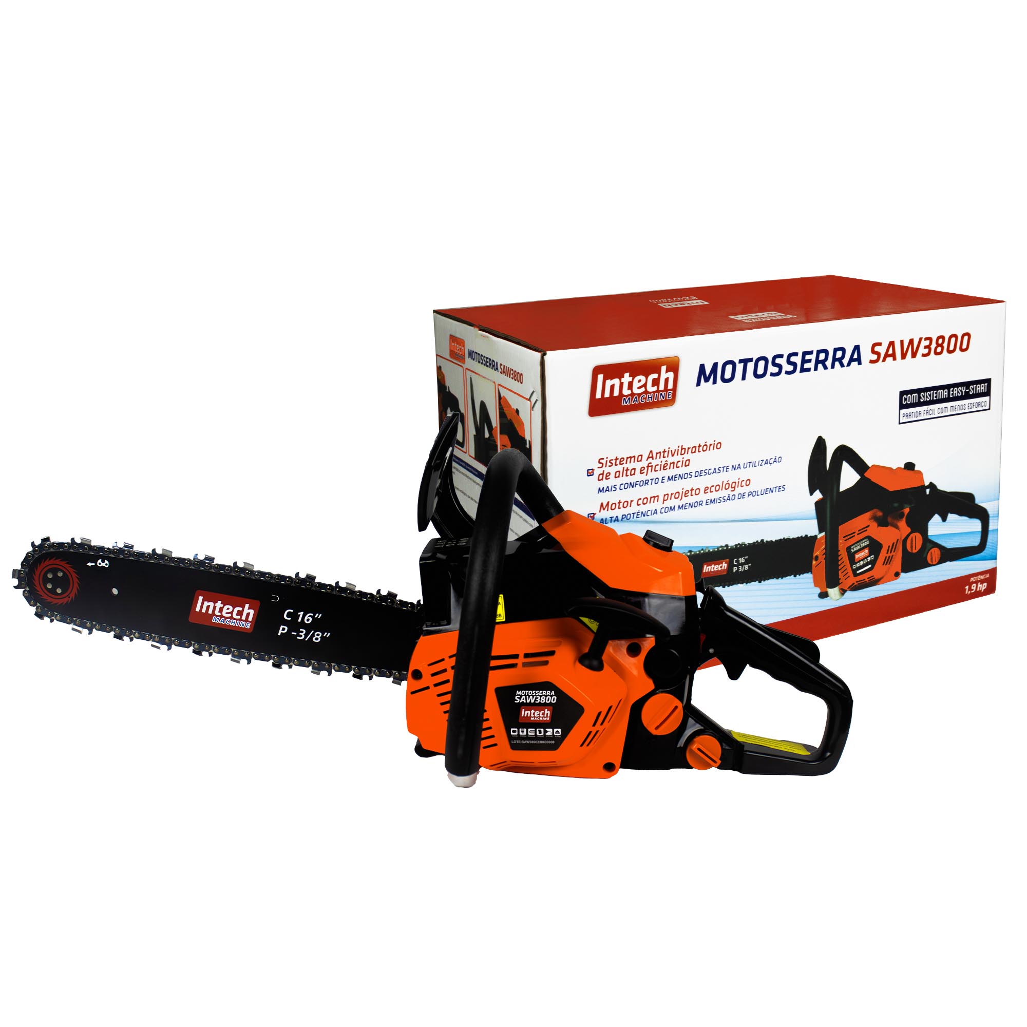 Motosserra a gasolina SAW3800 – INTECH MACHINE