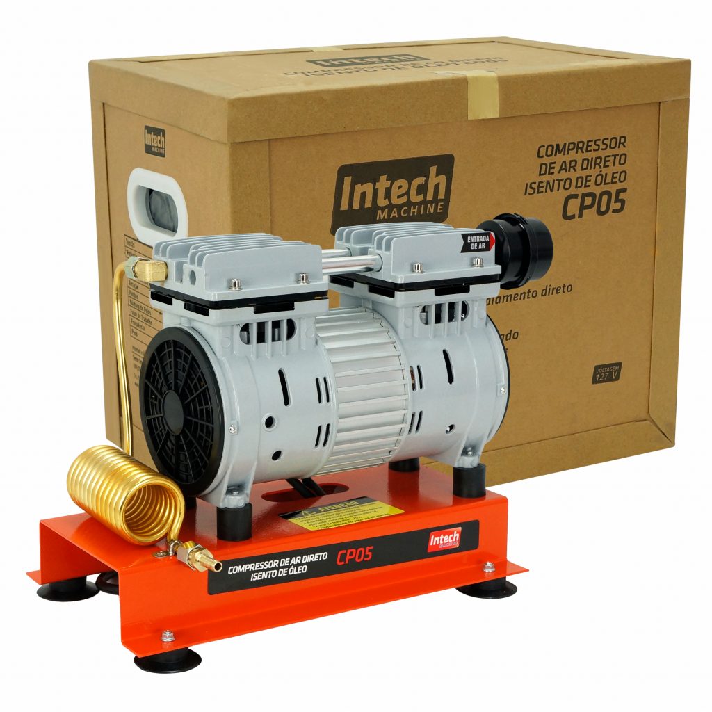 Compressor de ar direto isento de óleo CP05 – INTECH MACHINE